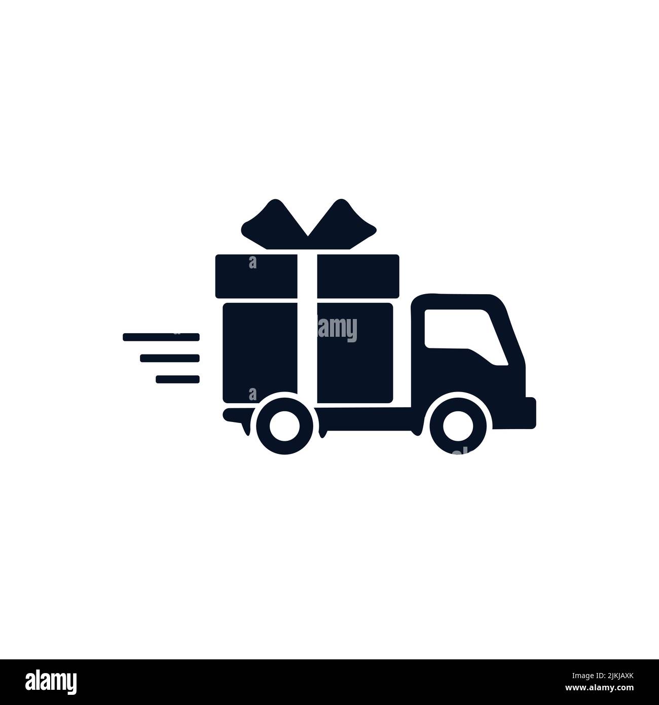 Icône de livraison. Envoyer le symbole de package. Affiche de ...