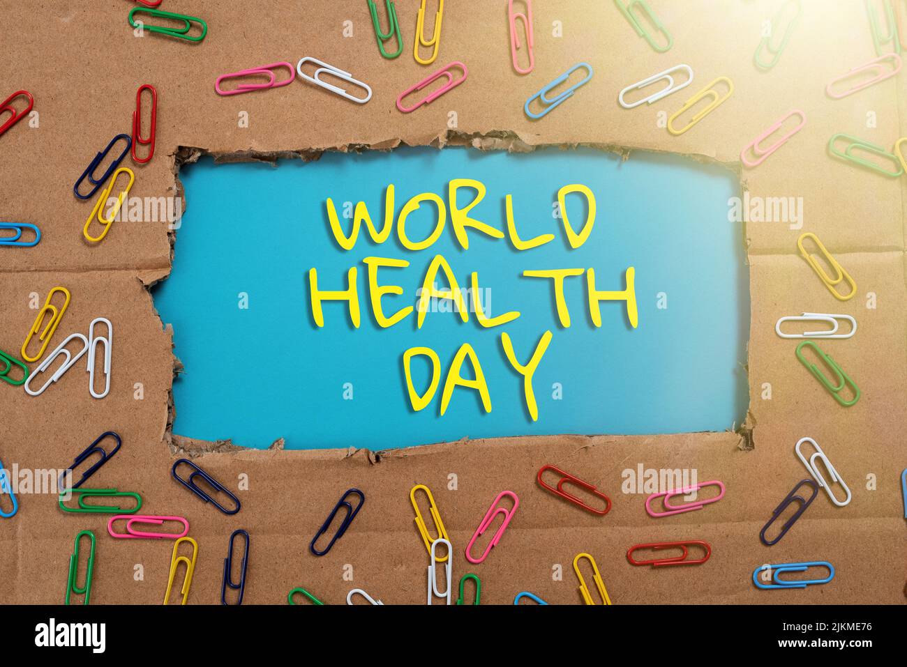 Légende conceptuelle Journée mondiale de la santé. Photo conceptuelle ...
