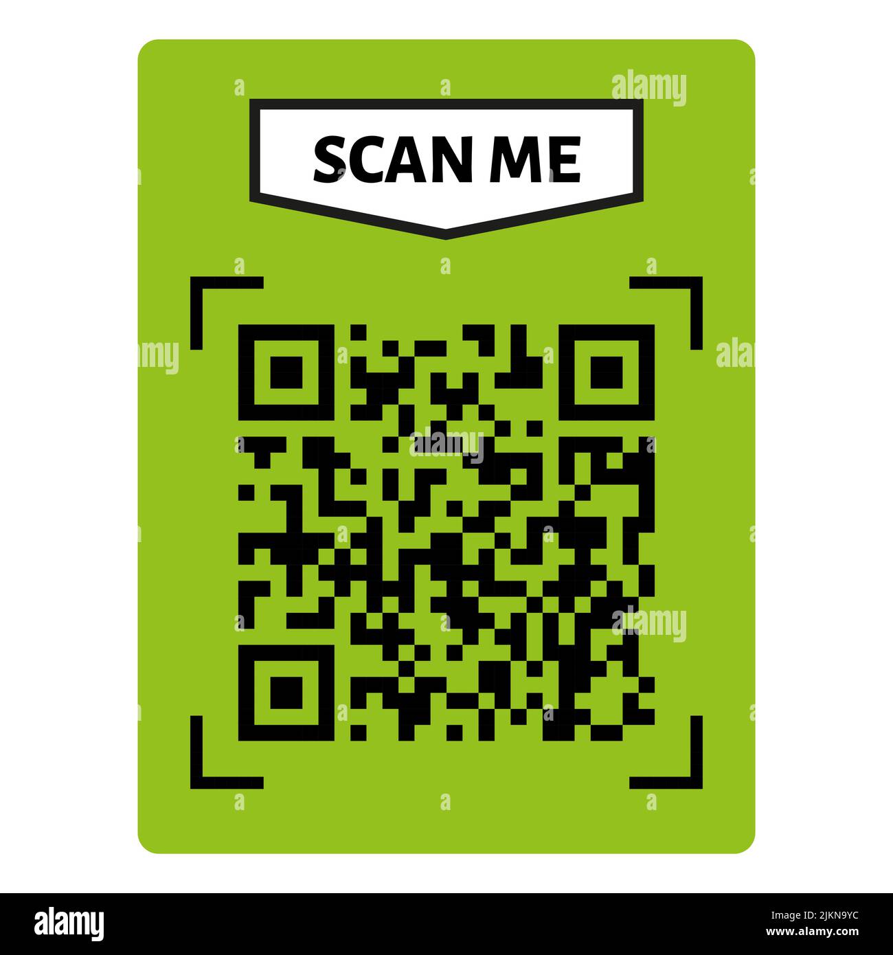 Scannez-moi la conception du code QR. Code QR pour le paiement ...