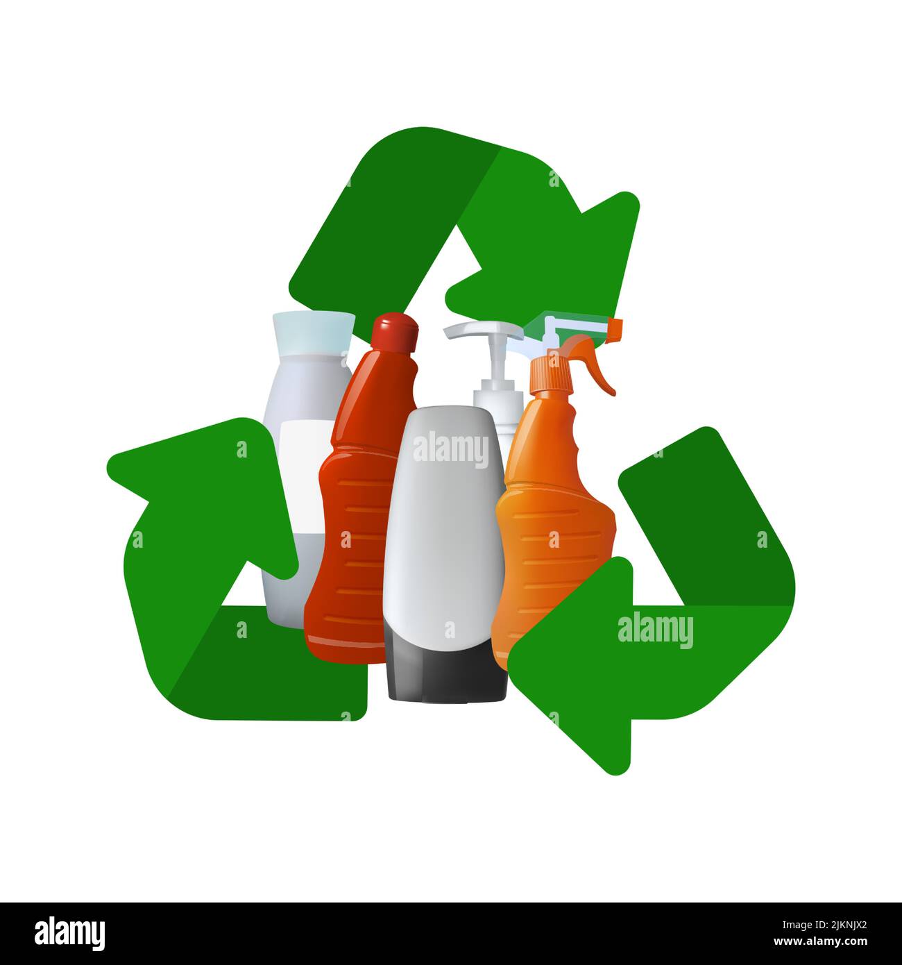 Les symboles de recyclage plastique définissent l'illustration vectorielle Image Vectorielle ...
