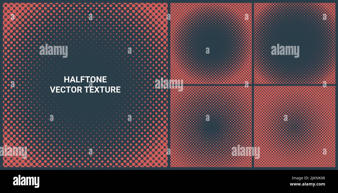 Fond de trame dégradé de texture de motif demi-ton vectoriel. Effet ...