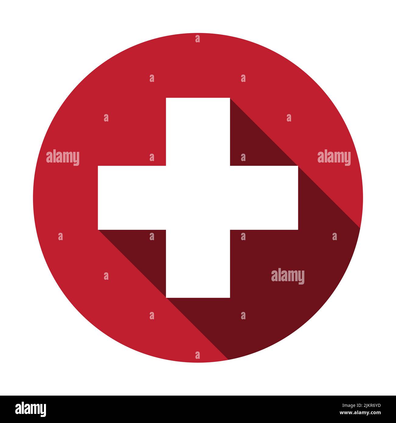 Croix rouge icone Banque de photographies et d’images à haute ...