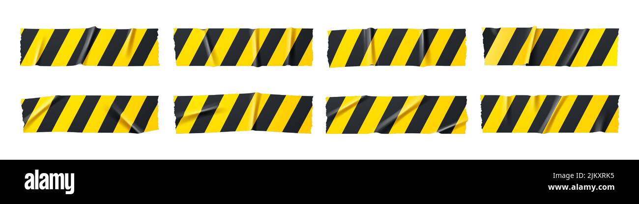 Bande jaune et noire Banque d'images détourées - Alamy