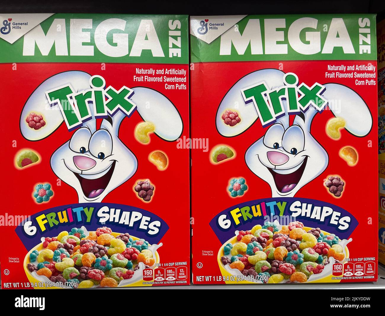 Cereal box and store Banque de photographies et d’images à haute ...