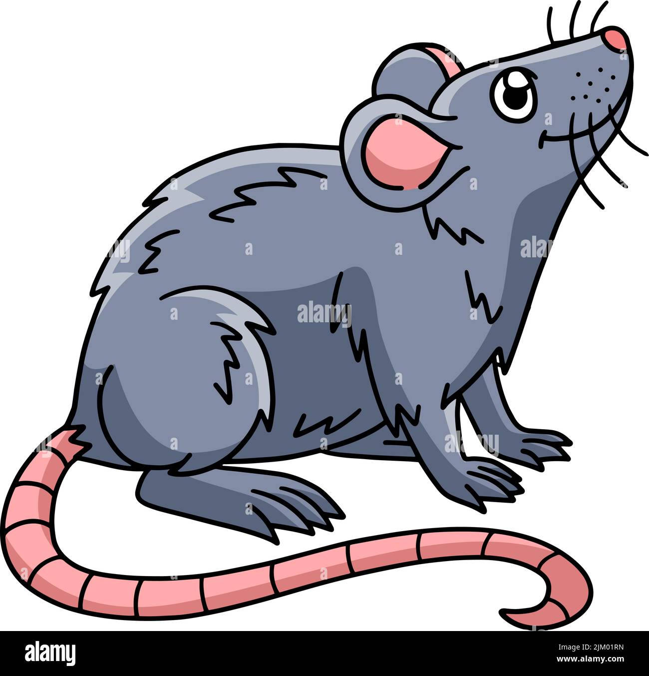 Illustration de la partie en couleur du dessin animé d'un animal de ...