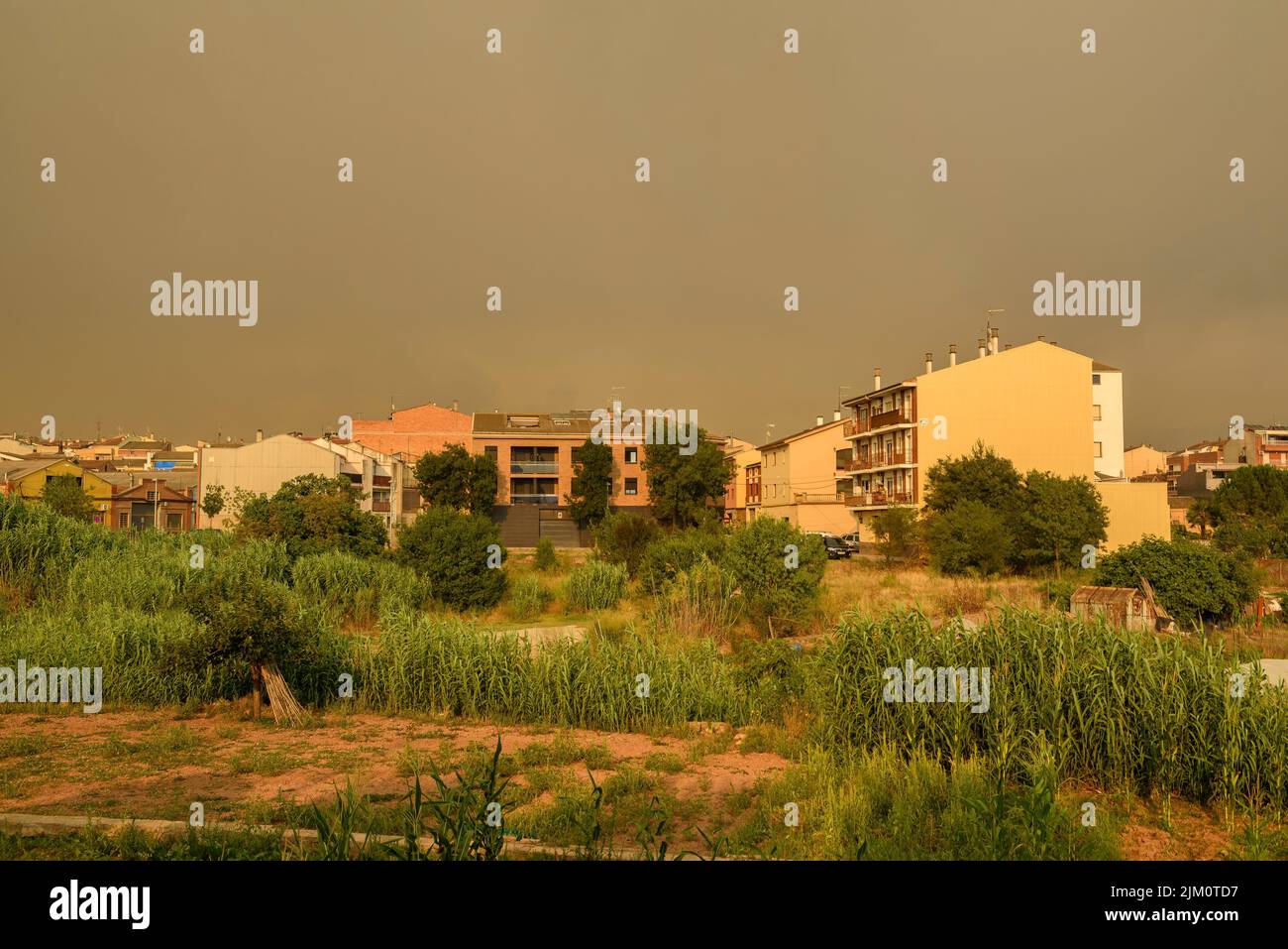 Feu sauvage d'El Pont de Vilomara, sur 17 juillet 2022, qui a brûlé 1 ...