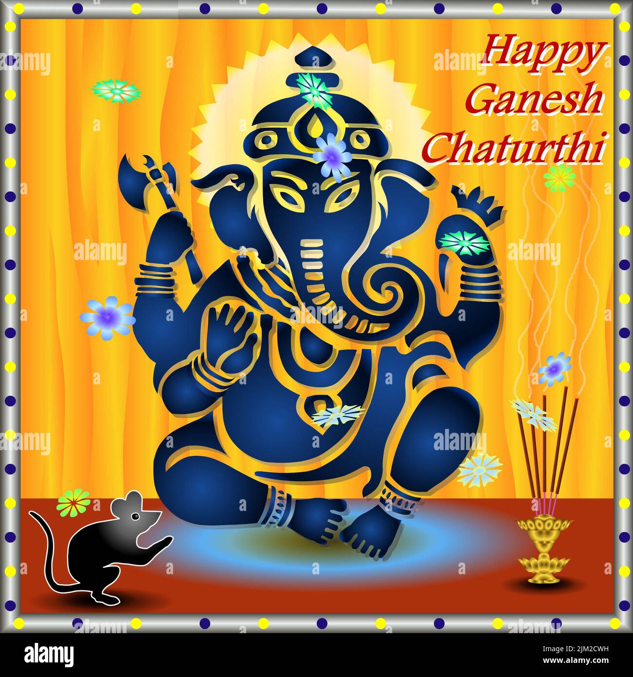 Ganesh dansant Banque de photographies et d’images à haute résolution ...