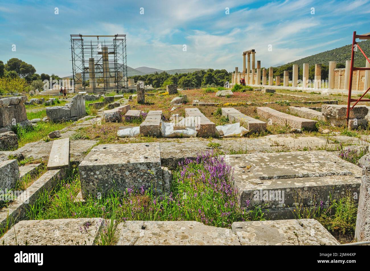 Ancient theatre of epidaurus epidavros Banque de photographies et d ...