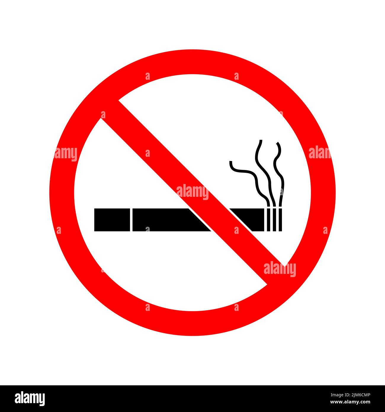 Panneau de signalisation de non fumeur Banque d'images vectorielles ...