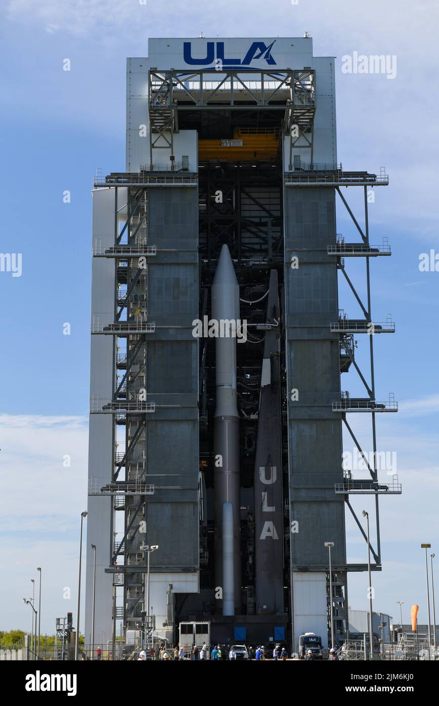 Une fusée Atlas V de l'ULA, qui lancera le sixième satellite d ...