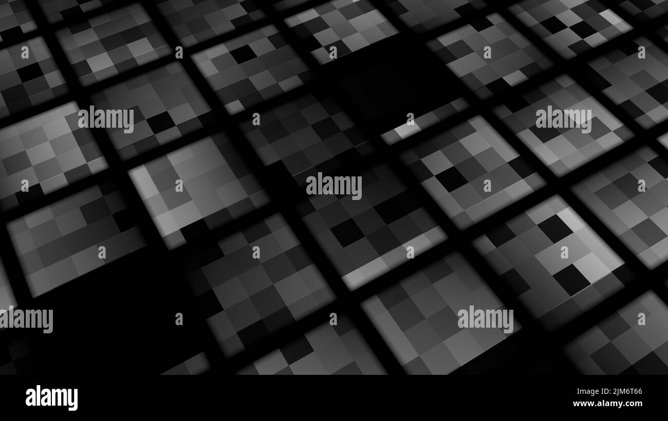 Pixel art france minecraft Banque d'images noir et blanc - Alamy