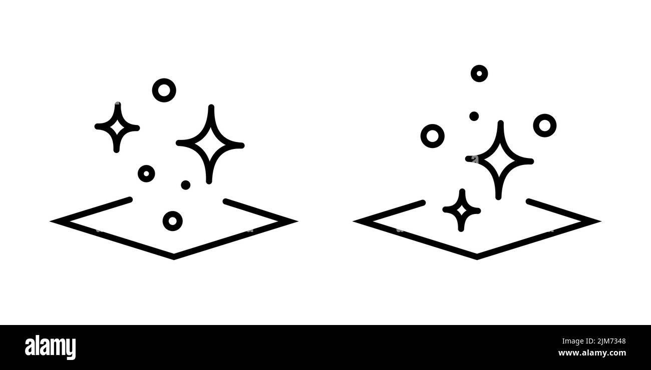 Icône nettoyer la surface. Symbole de nettoyage facile Vector Image ...