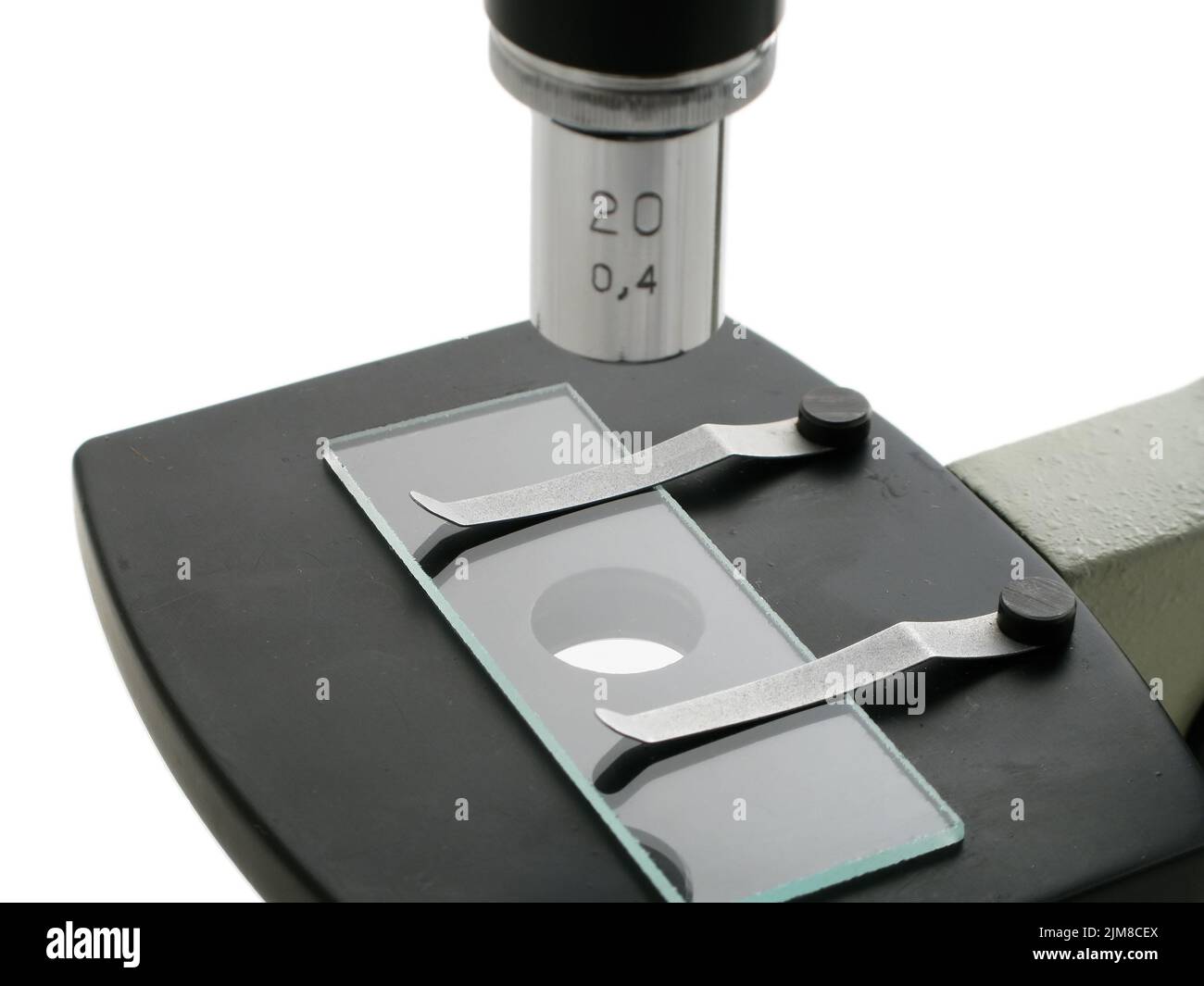 Sous le microscope optique Banque de photographies et d’images à haute ...