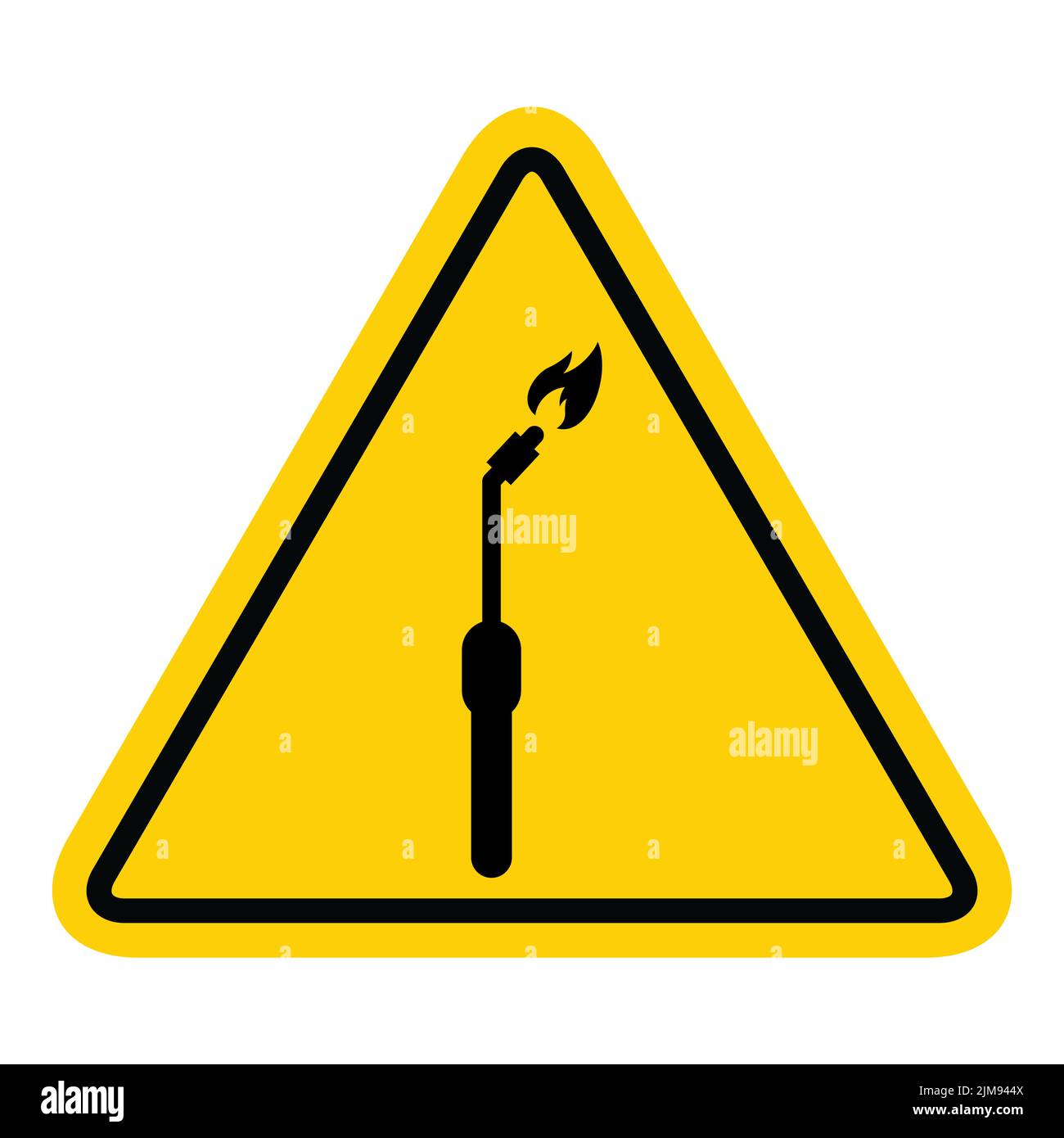 Icône de la technologie de danger de soudage, symbole d'équipement d ...