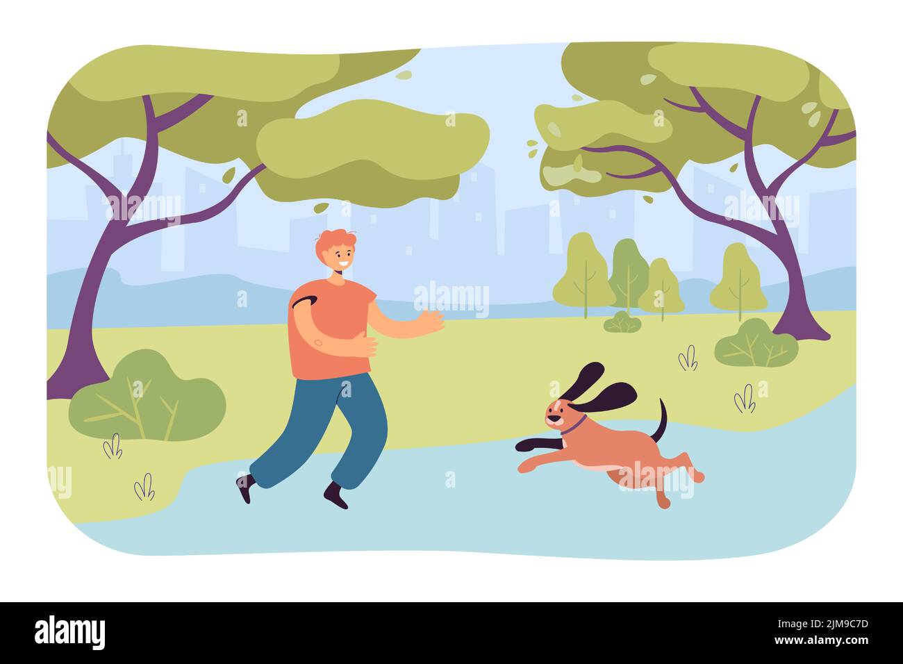 Passer du temps dans la nature Banque d'images vectorielles - Alamy