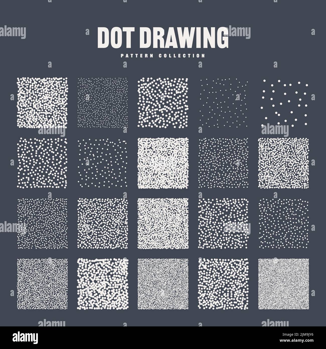 Pointillisme dessin a imprimer Banque d'images vectorielles - Alamy