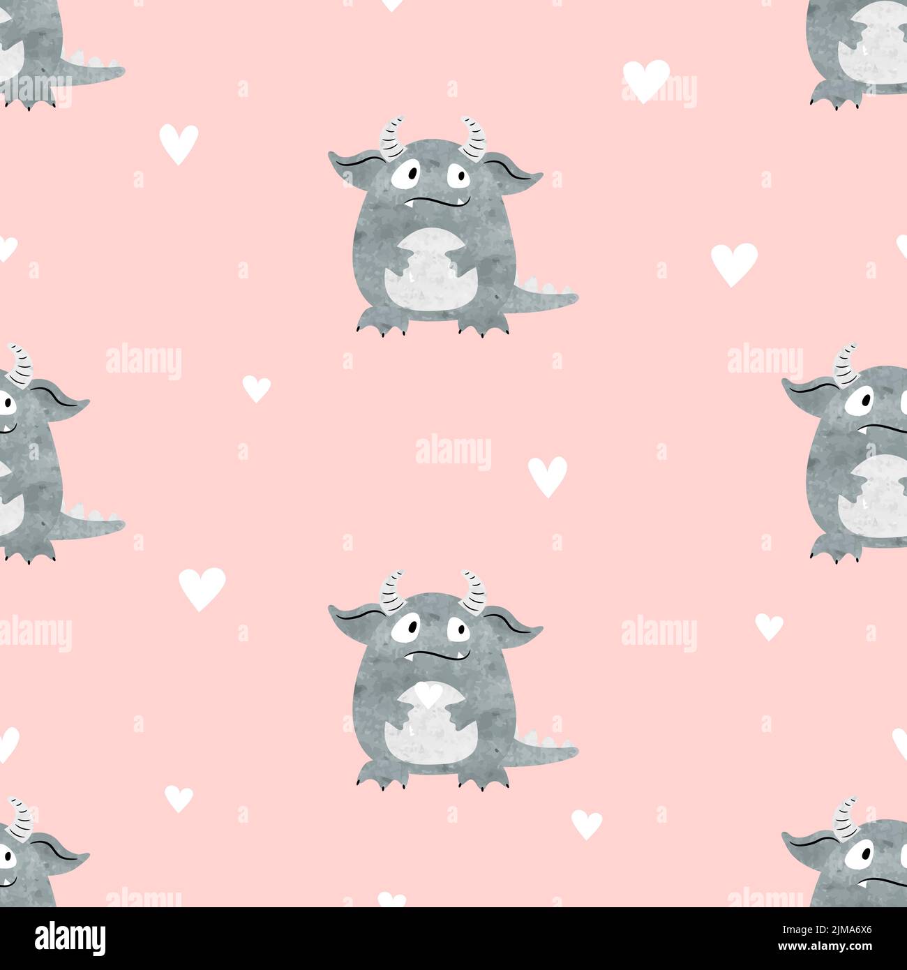 Monsters pattern Banque de photographies et d’images à haute résolution ...