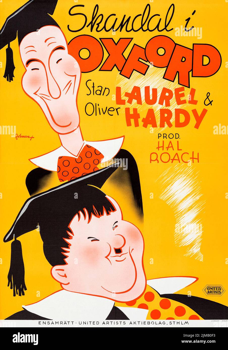 Movie poster laurel hardy Banque de photographies et d’images à haute ...