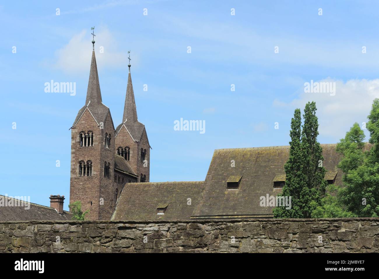 Abbey church of corvey Banque de photographies et d’images à haute ...