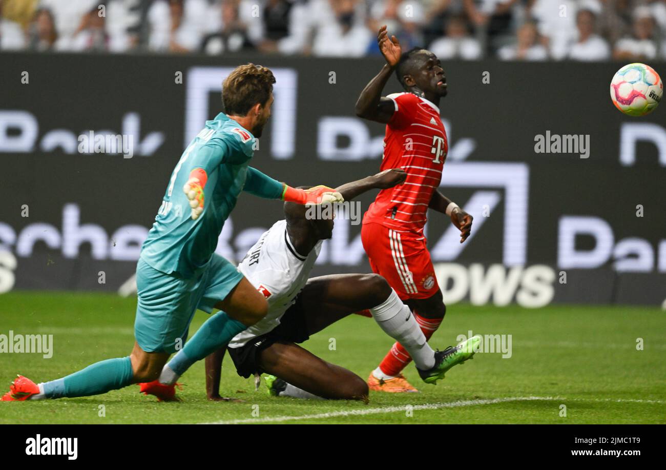 05 août 2022, Hessen, Francfort-sur-le-main: Football: Bundesliga ...
