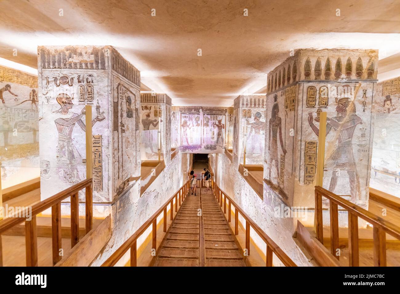 Louxor, Egypte; 3 août 2022 - le tombeau de Ramses VVI dans la vallée ...