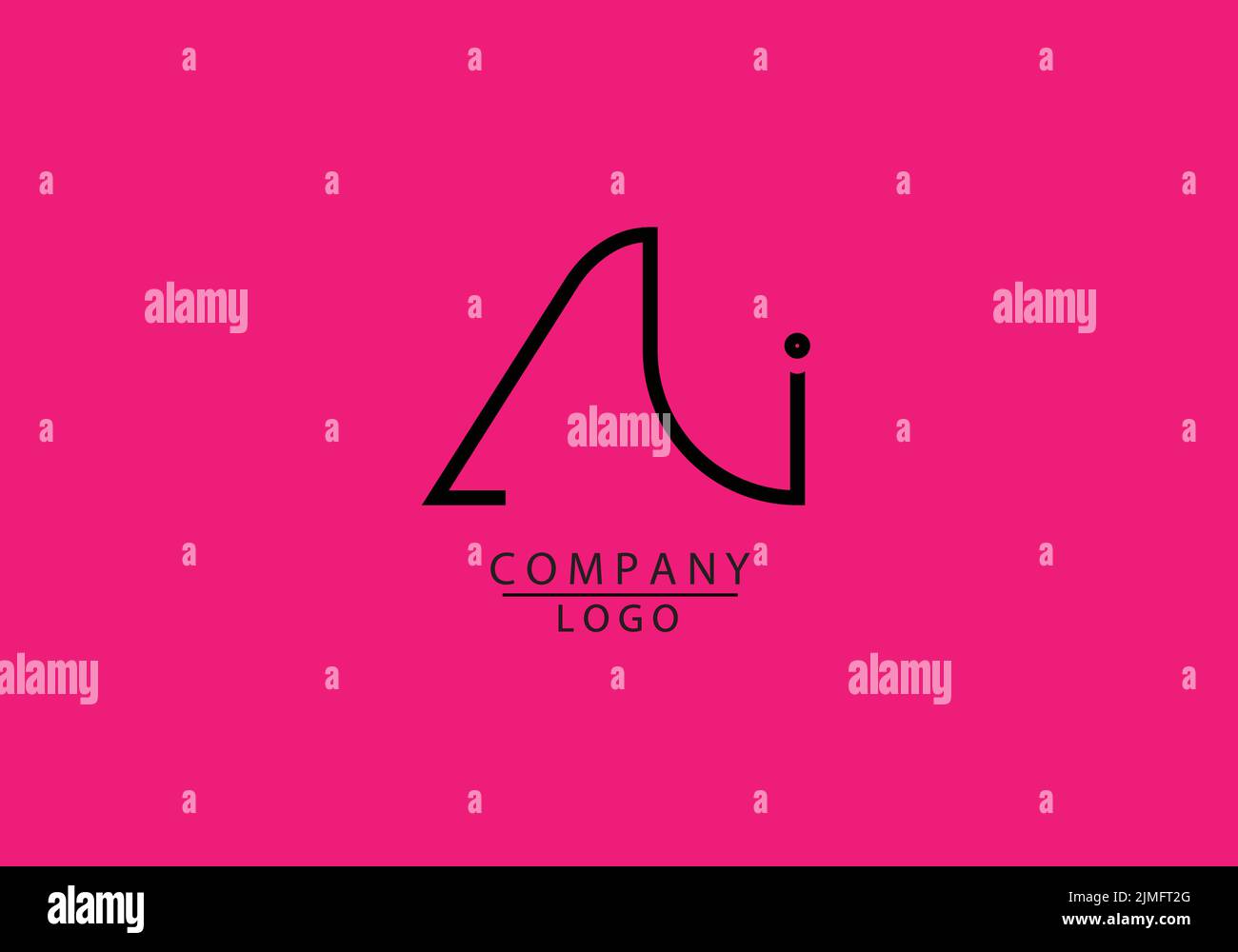 A i logo Banque d'images vectorielles - Alamy