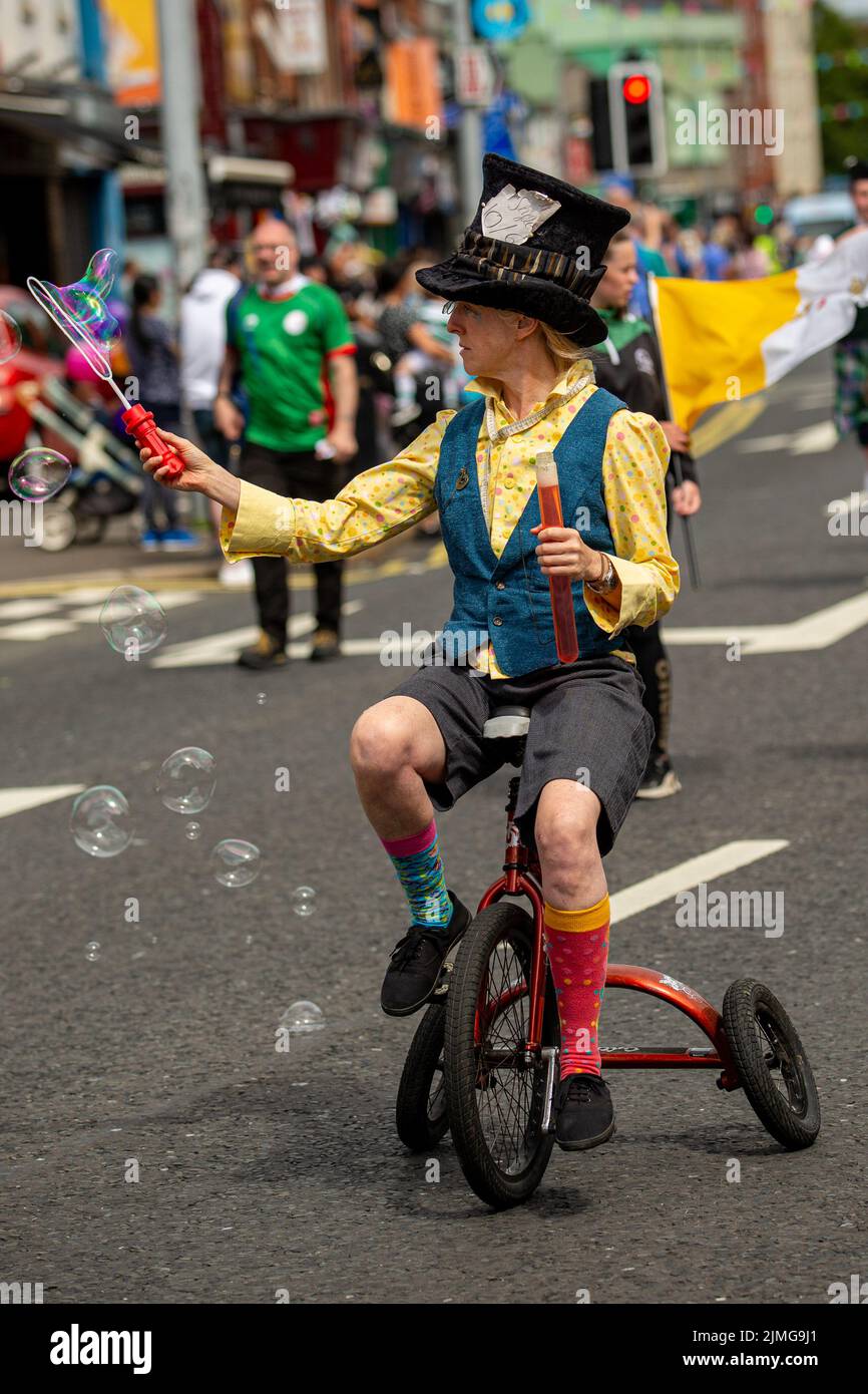 Belfast, Royaume-Uni. 06th août 2022. Feile an Phobail Carnival Parade ...