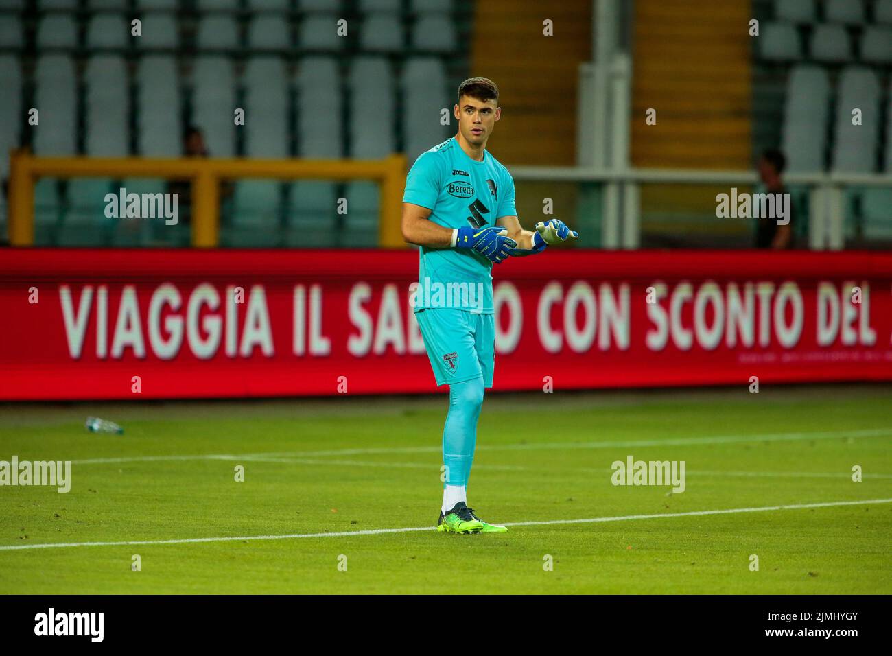 Luca Gemello du FC de Turin pendant le match de Coppa Italia entre le ...