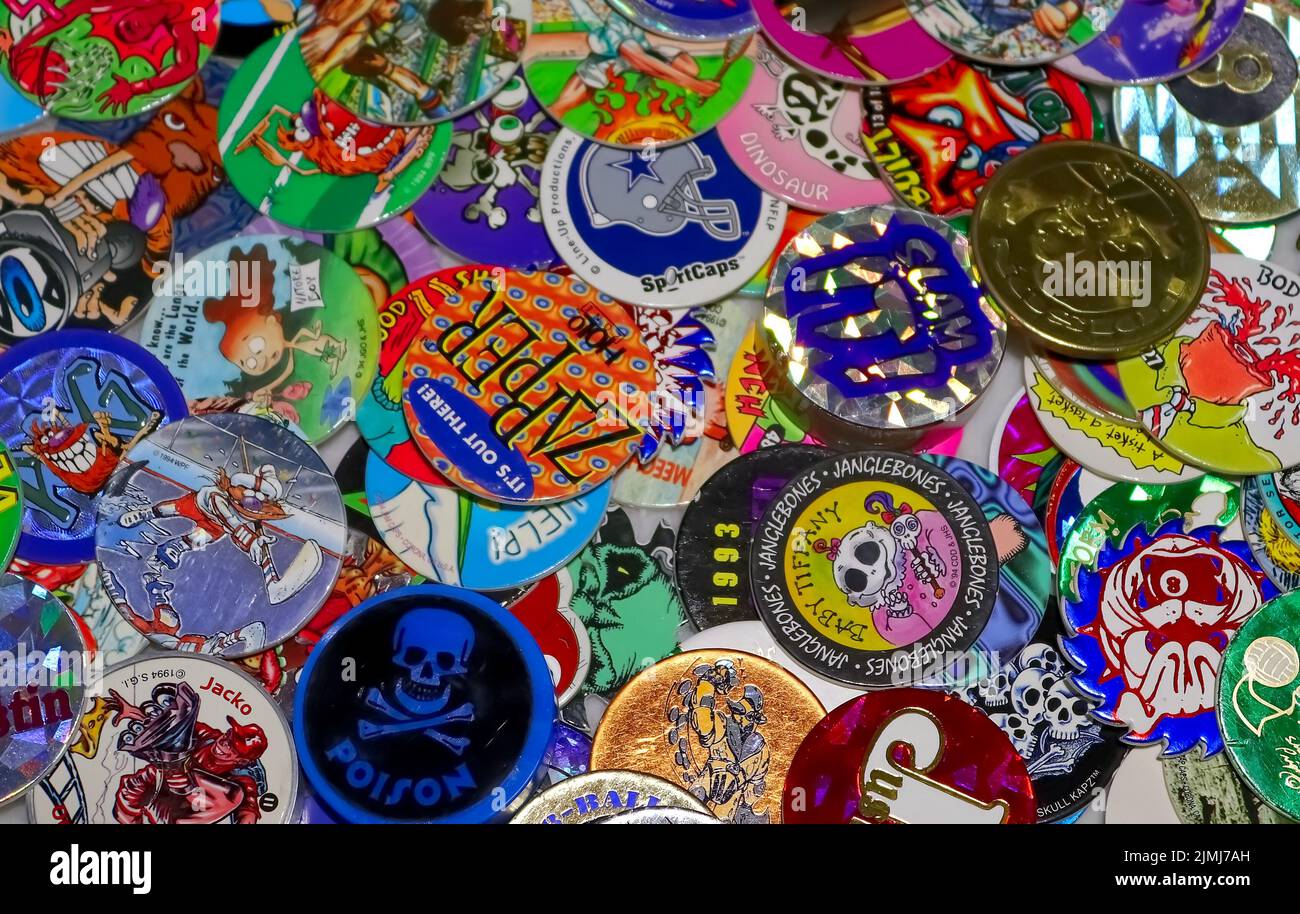 Disques pogs Banque de photographies et d’images à haute résolution - Alamy