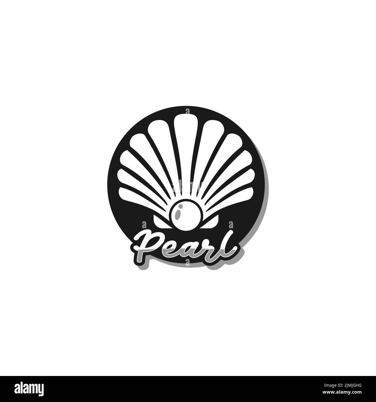 Scallop shell logo Banque de photographies et d’images à haute ...