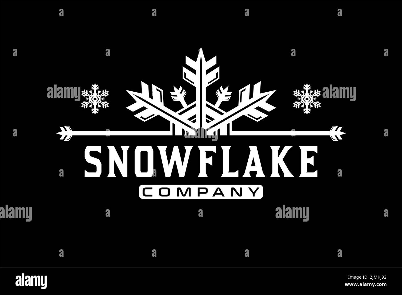 Logo flocon de neige Banque de photographies et d’images à haute ...