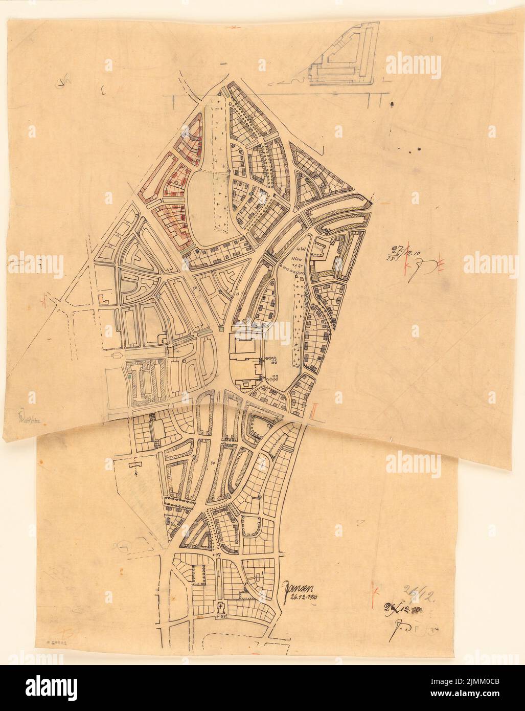Jansen Hermann (1869-1945), plan de développement Schöneberger Südände ...