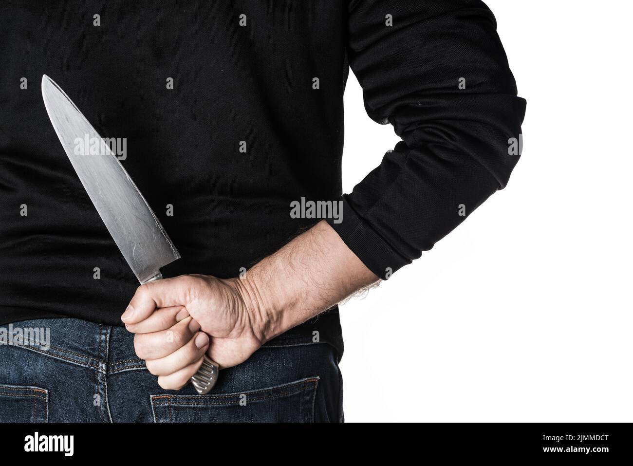 Le couteau caché Banque de photographies et d’images à haute résolution - Alamy