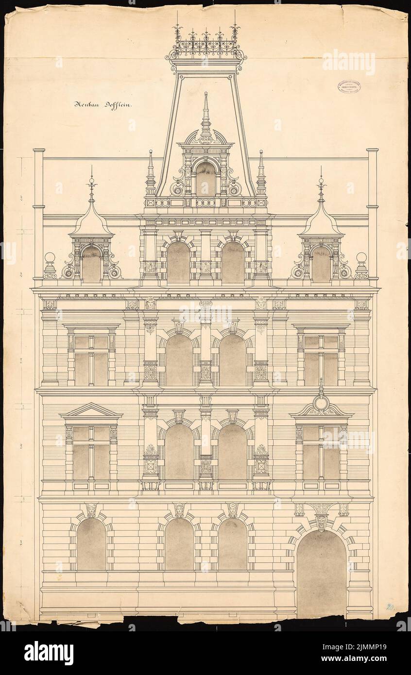 Philipp baum 1849 1886 wohnhaus dofflein Banque de photographies et d’images à haute résolution ...