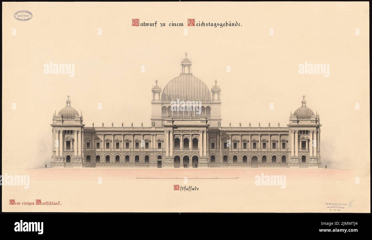 Bluntschli friedrich 1842 1930 reichstag Banque de photographies et d ...