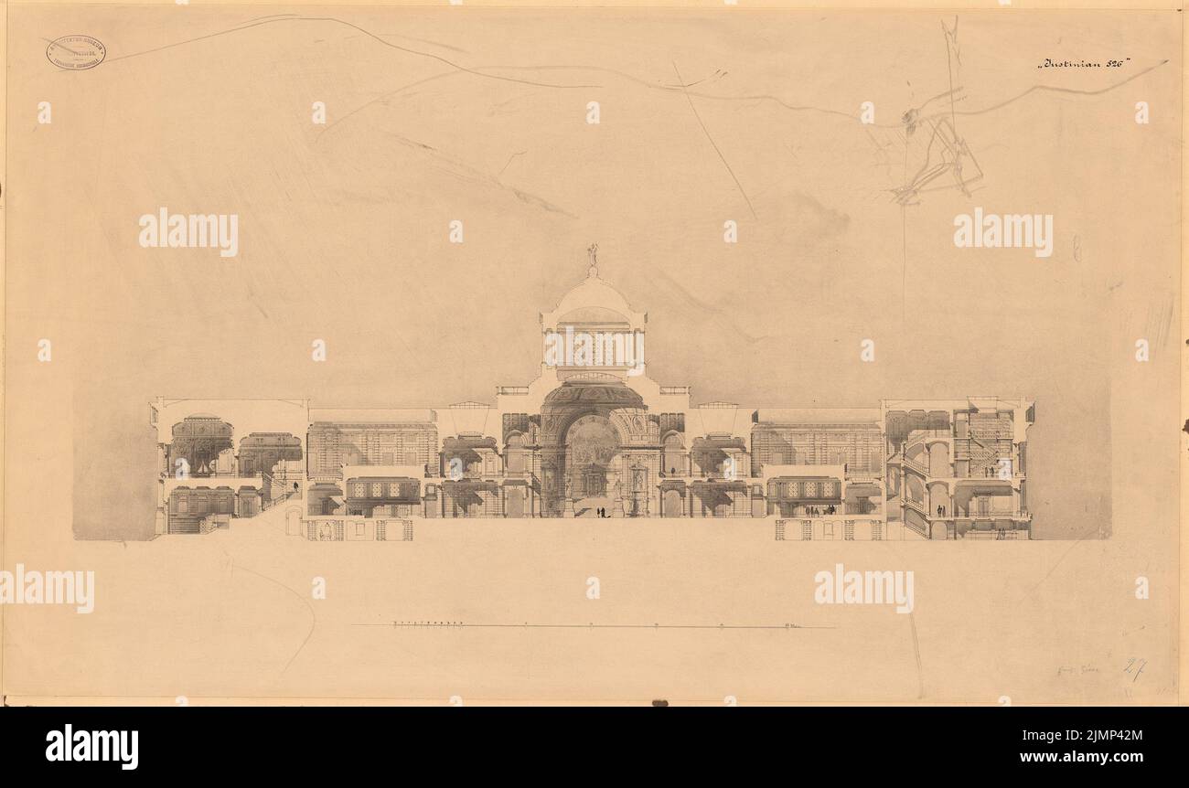 Langsschnitt mit innenansichten 1 Banque de photographies et d’images à haute résolution - Alamy