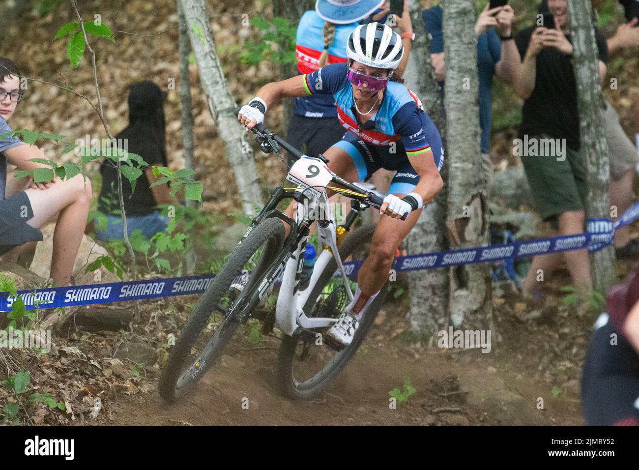 Beaupre, Québec, Canada. 07 août 2022: Yolanda Neff de Suisse (9) en ...