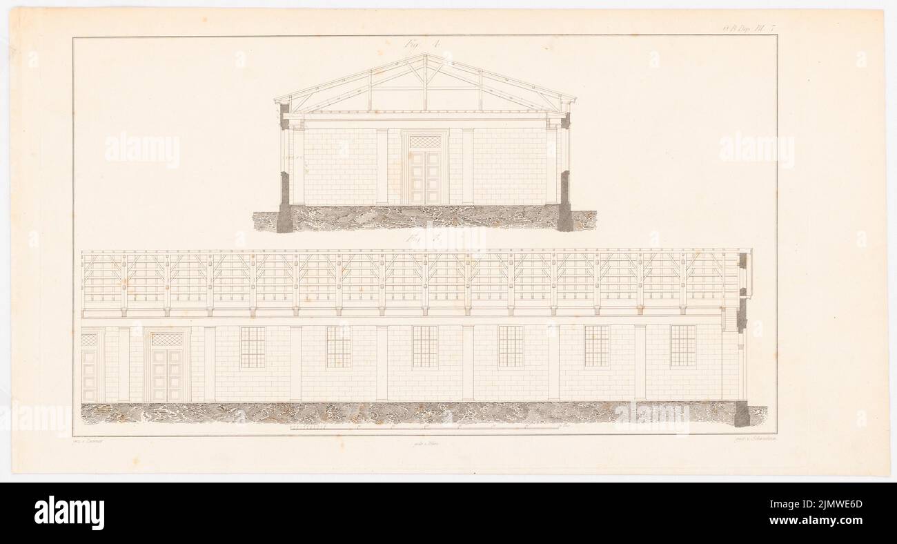 Hampel georg karl exerzierhaus des 2 garderegiments Banque de ...