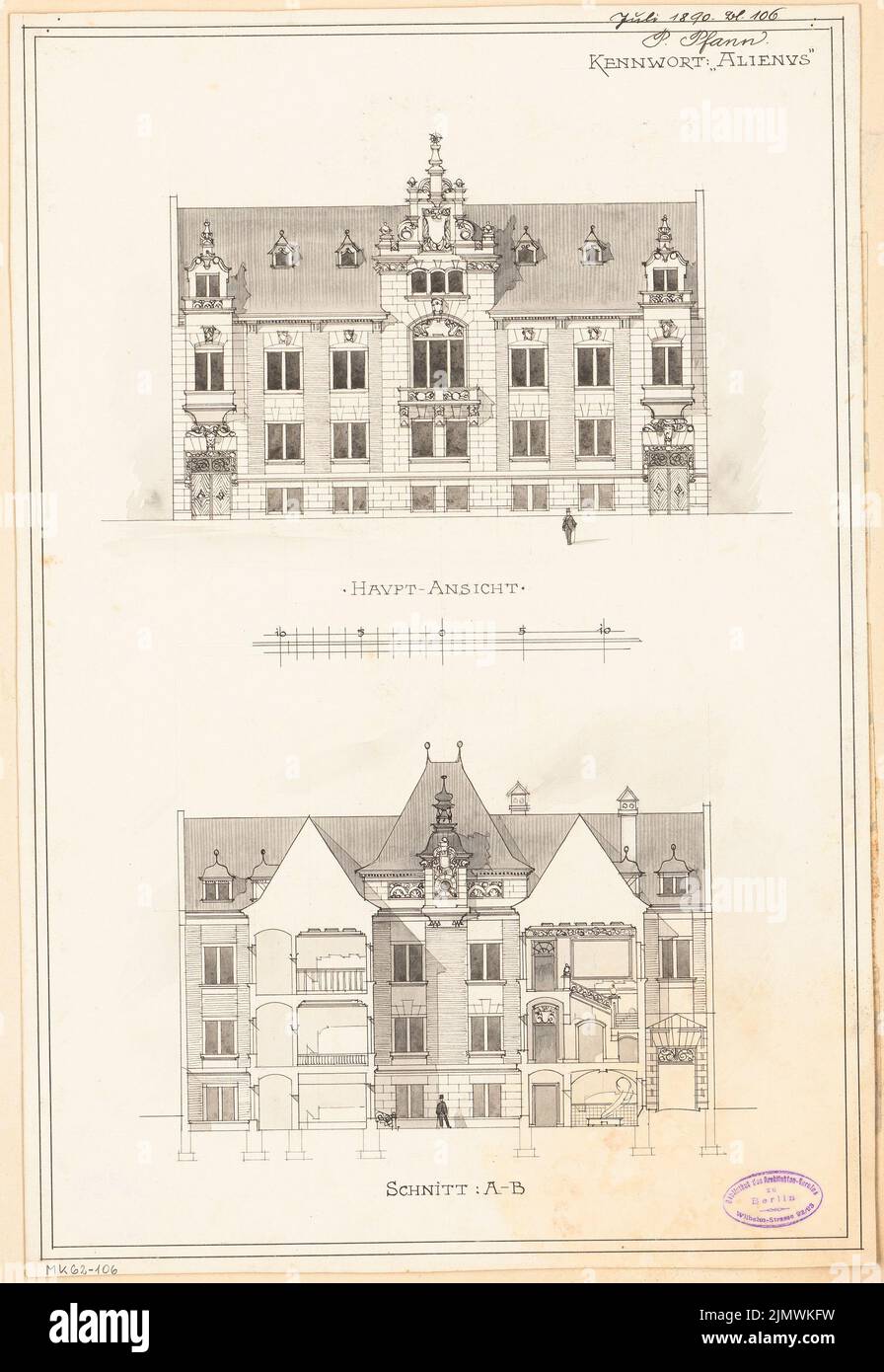 Pfann paul 1860 1919 landratsamt kreishaus Banque de photographies et d ...