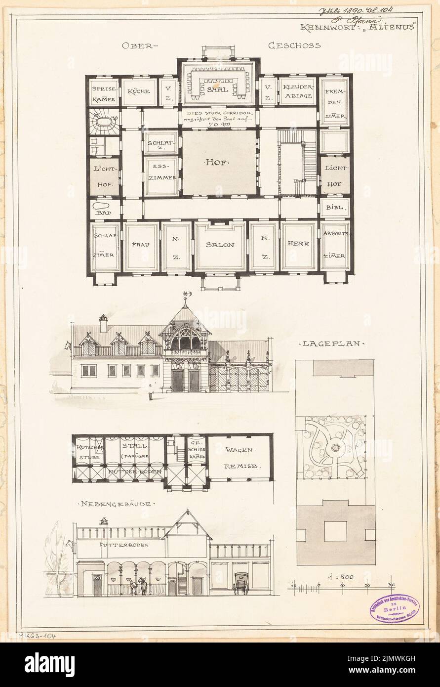 Pfann paul 1860 1919 landratsamt kreishaus Banque de photographies et d ...