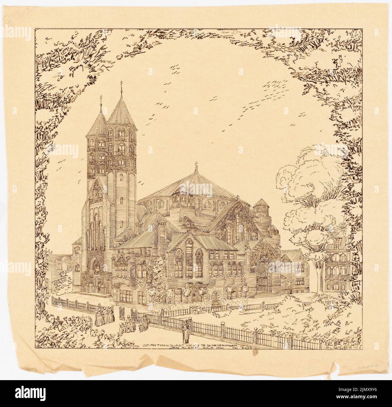 Klomp johannes franziskus 1865 1946 st antonius abteikirche Banque de ...