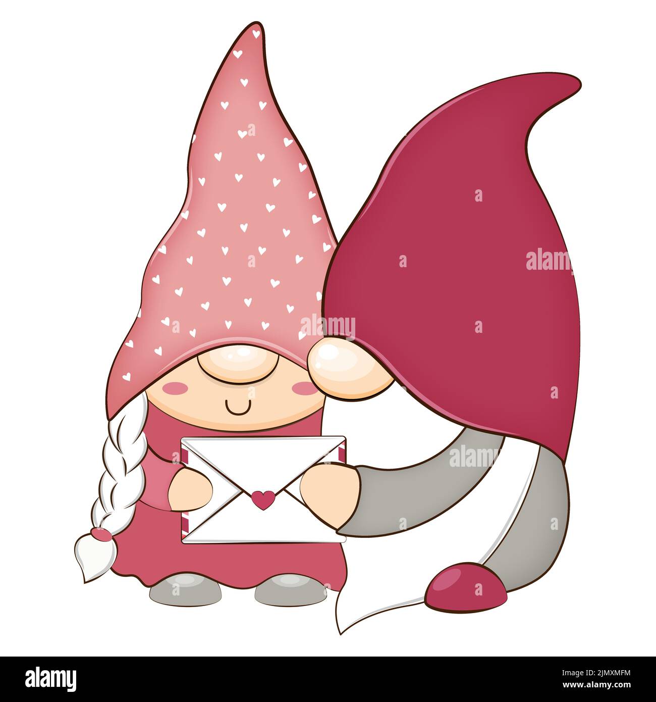 Gnomes de la saint valentin Banque de photographies et d’images à haute ...