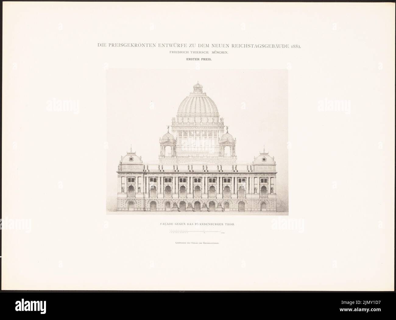 Thiersch friedrich von 1852 1921 reichstag Banque de photographies et d ...