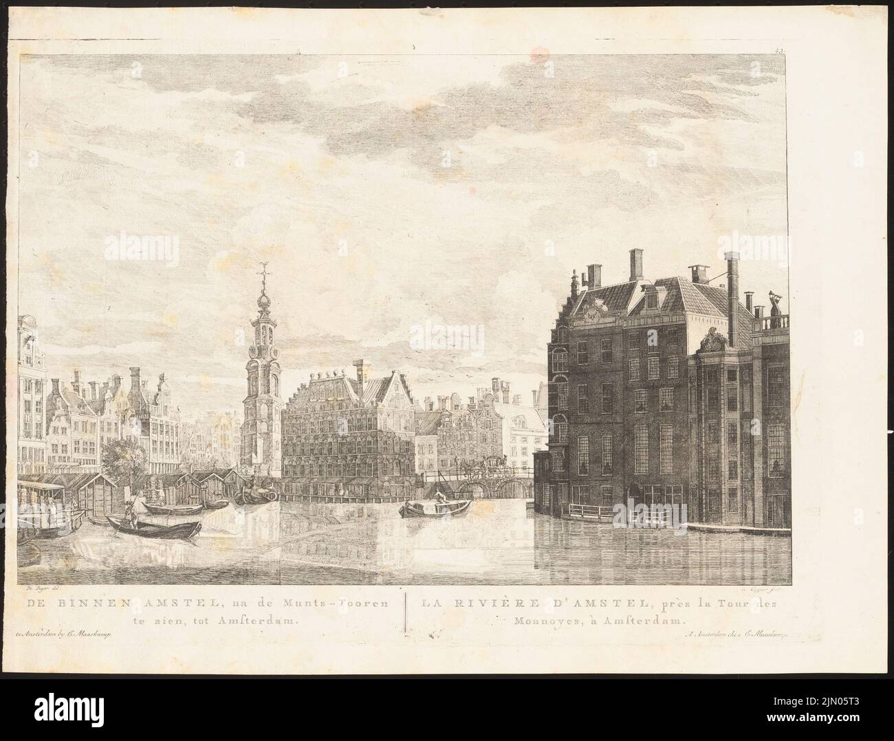 Nn munzturm und die binnenamstel Banque de photographies et d’images à ...