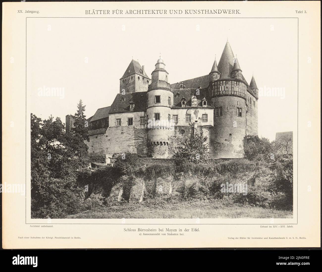 Nn schloss burresheim Banque de photographies et d’images à haute résolution - Alamy
