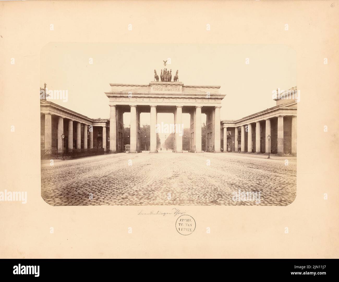 Carl gotthard langhans 1732 1808 brandenburger tor Banque de ...