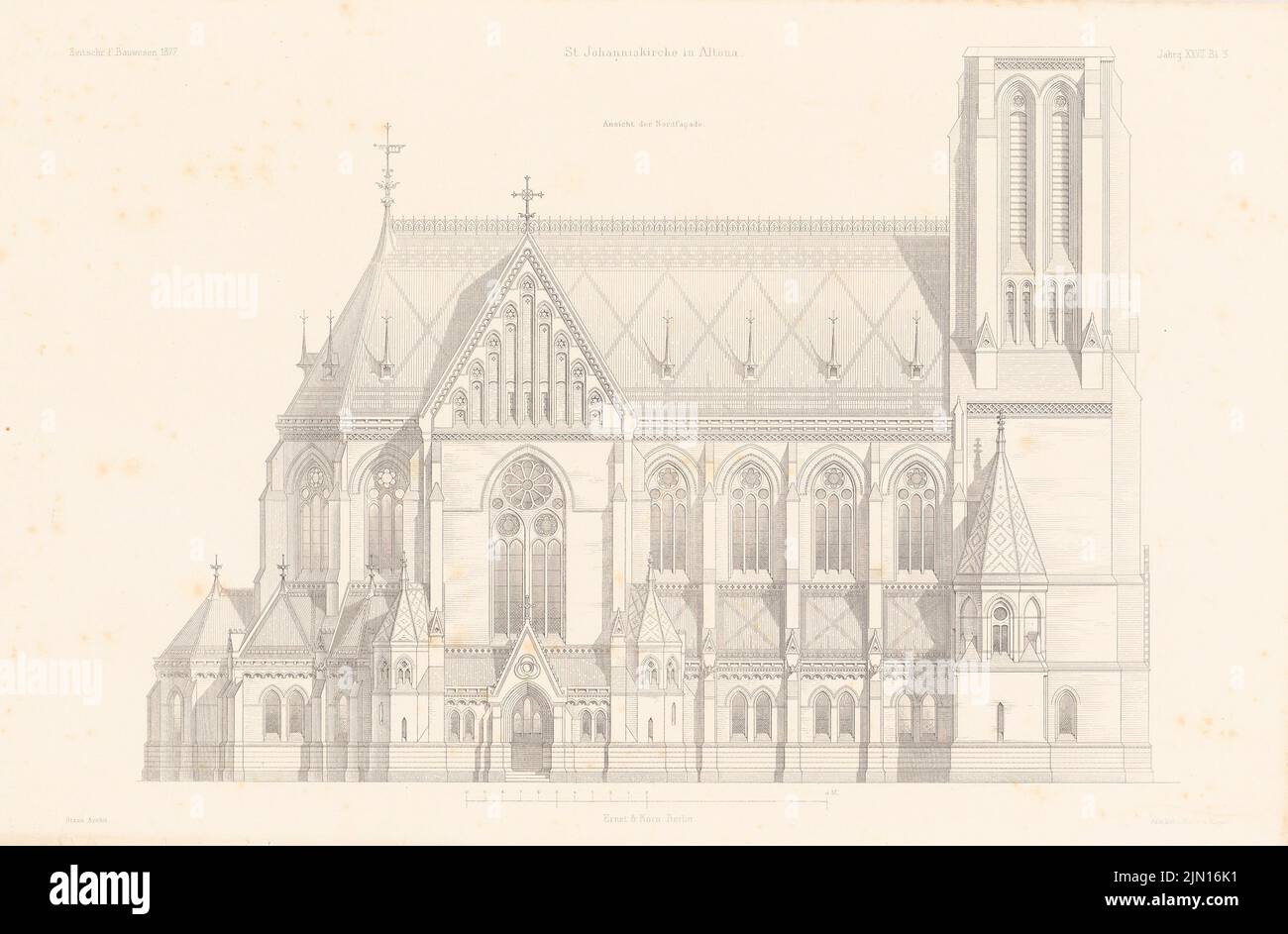 Otzen johannes 1839 1911 st johanniskirche Banque de photographies et d ...