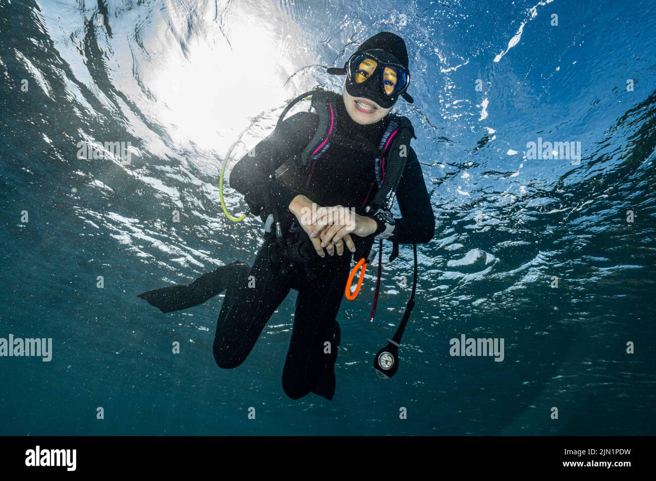 Plongeur plongeur descendant Banque de photographies et d’images à ...