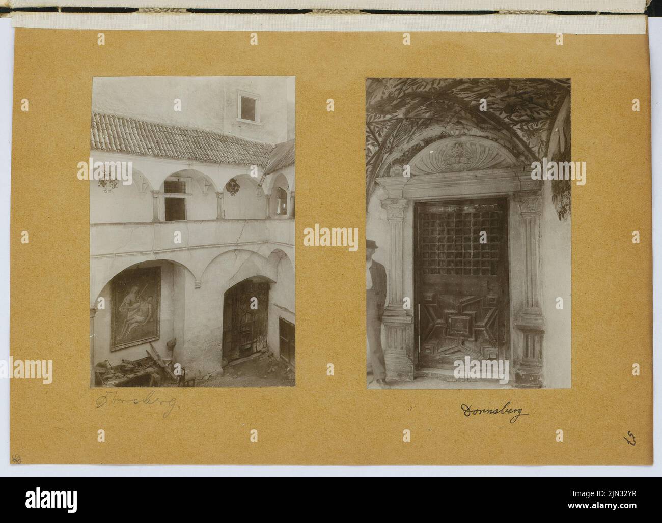 Dornsberg ansicht von der hofseite foto auf papier foto 57199 Banque de ...