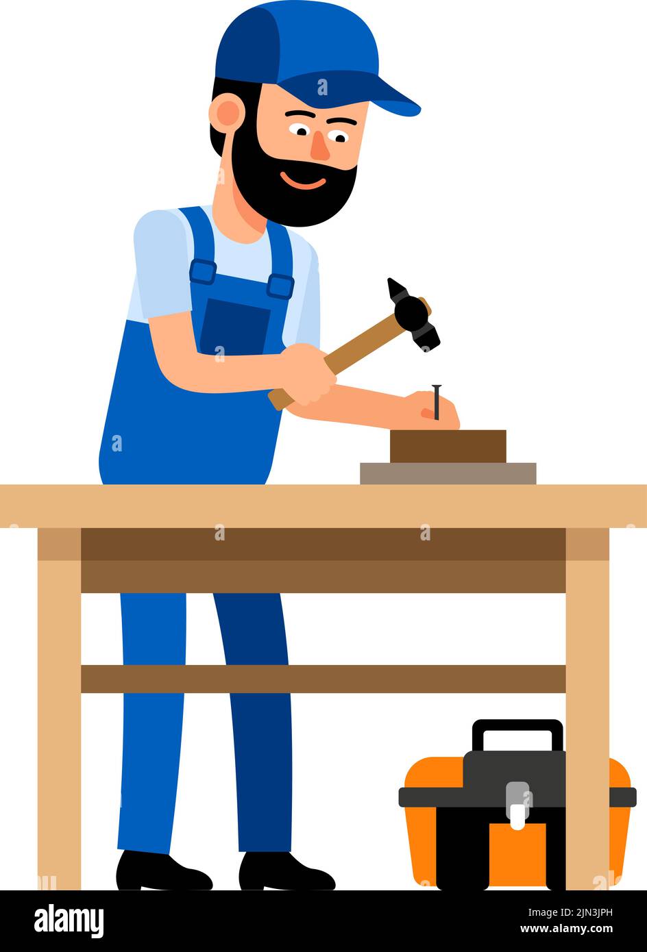 Menuisier dessin animé Banque de photographies et d’images à haute ...